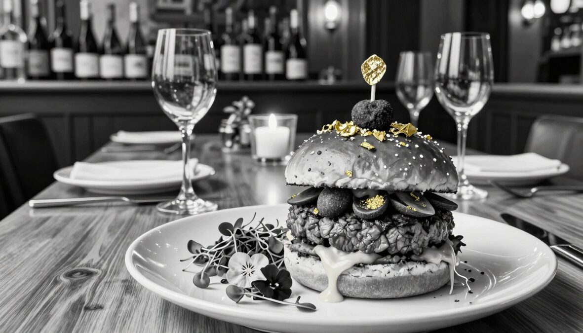 Teuerster Burger der Welt: Wagyu, Trüffel & Blattgold