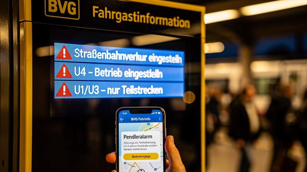 BVG Störungen: Tram-Verkehr eingestellt – Alle Infos