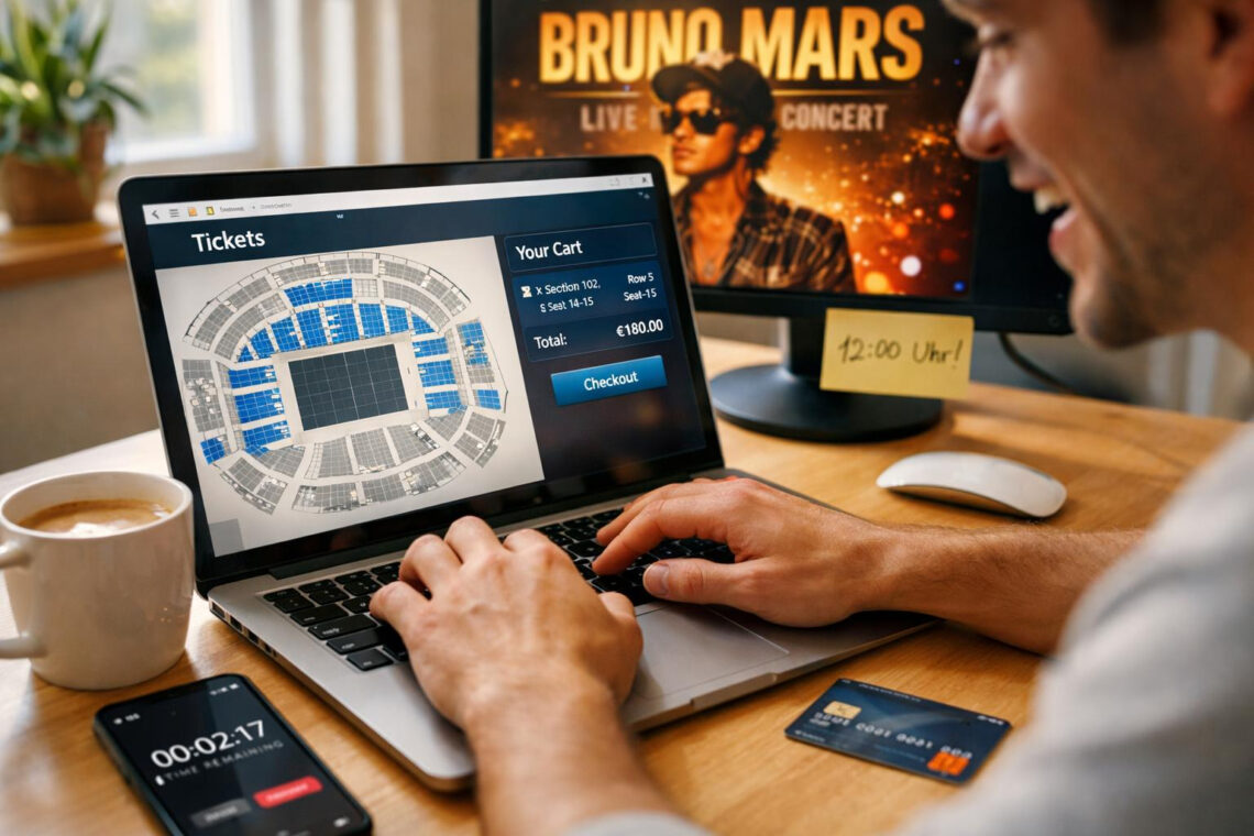 Bruno Mars Tickets 2026: Konzert Berlin – Vorverkauf läuft
