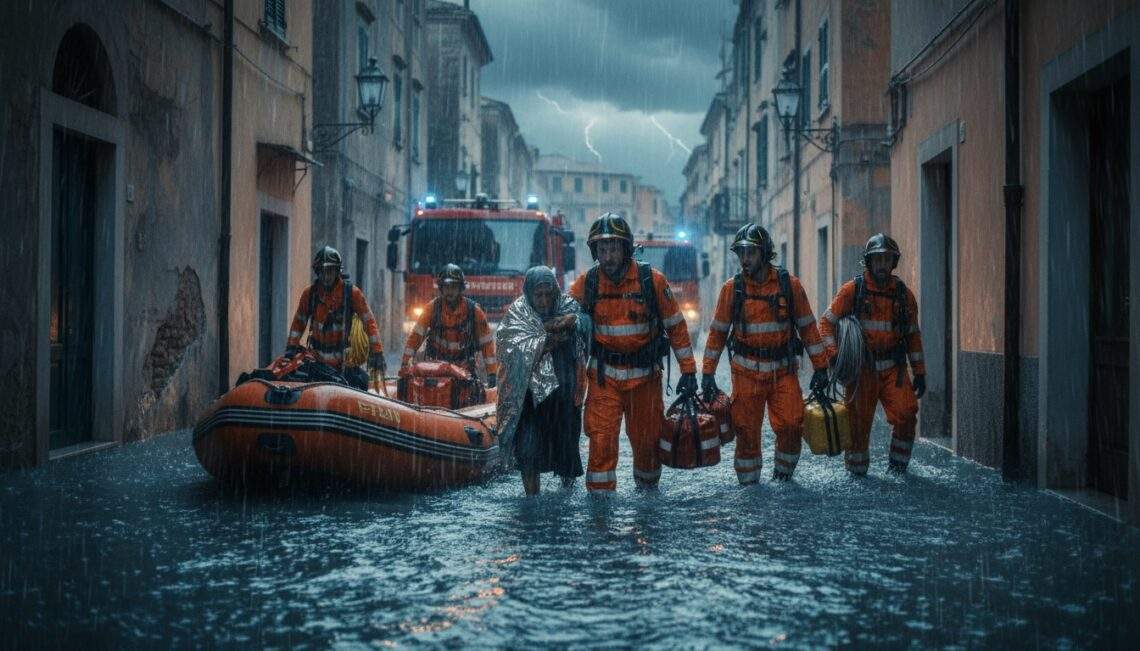 Catania unter Wasser: Zyklon Harry verwüstet Sizilien