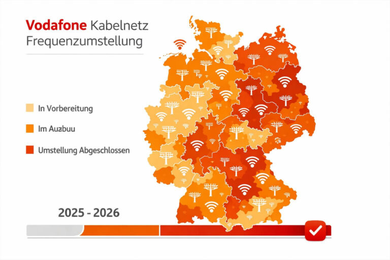 Vodafone Kabel Umstellung 2026: Termine & Sendersuchlauf